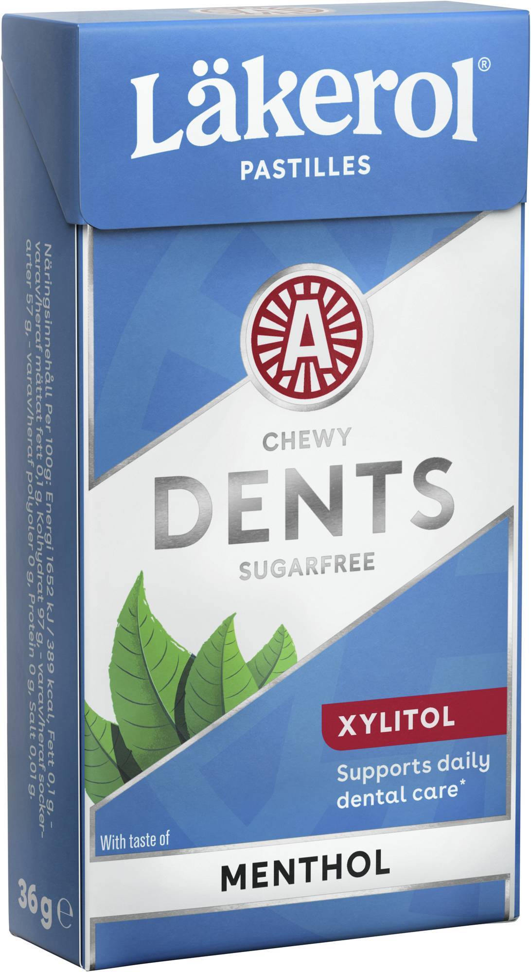 LÄKEROL DENTS MENTHOL 36G - Tavaratalo Mainio verkkokauppa
